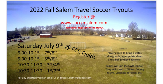 Salem Soccer Association > Home